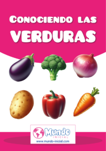 Verduras o Vegetales – Tarjetas Didácticas - Mundo Inicial Libros