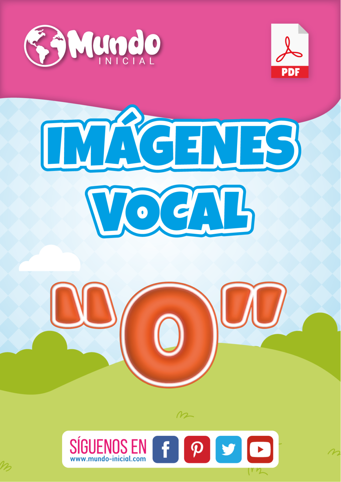 Imágenes para colorear con la Vocal "O" en PDF - Mundo Inicial Libros
