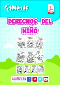 Derechos del Niño - imagenes para colorear - Mundo Inicial Libros
