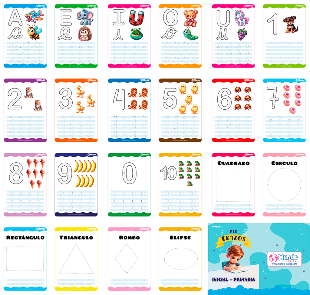 Trazos Inicial Primaria En Pdf Mundo Inicial Libros